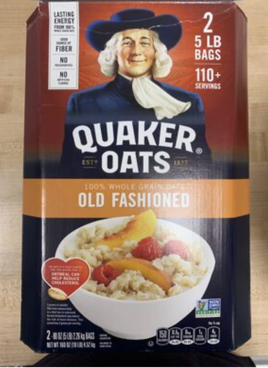 Quaker Old Fashioned Oats (5 lb., 2 pk.) DLC : 15-Mai-2026| MAGIC MEGASTORE