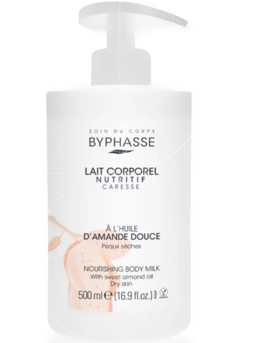 Byphasse – Lait Corporel Nutritif À L’huile D’amande Douce – 500ml ...