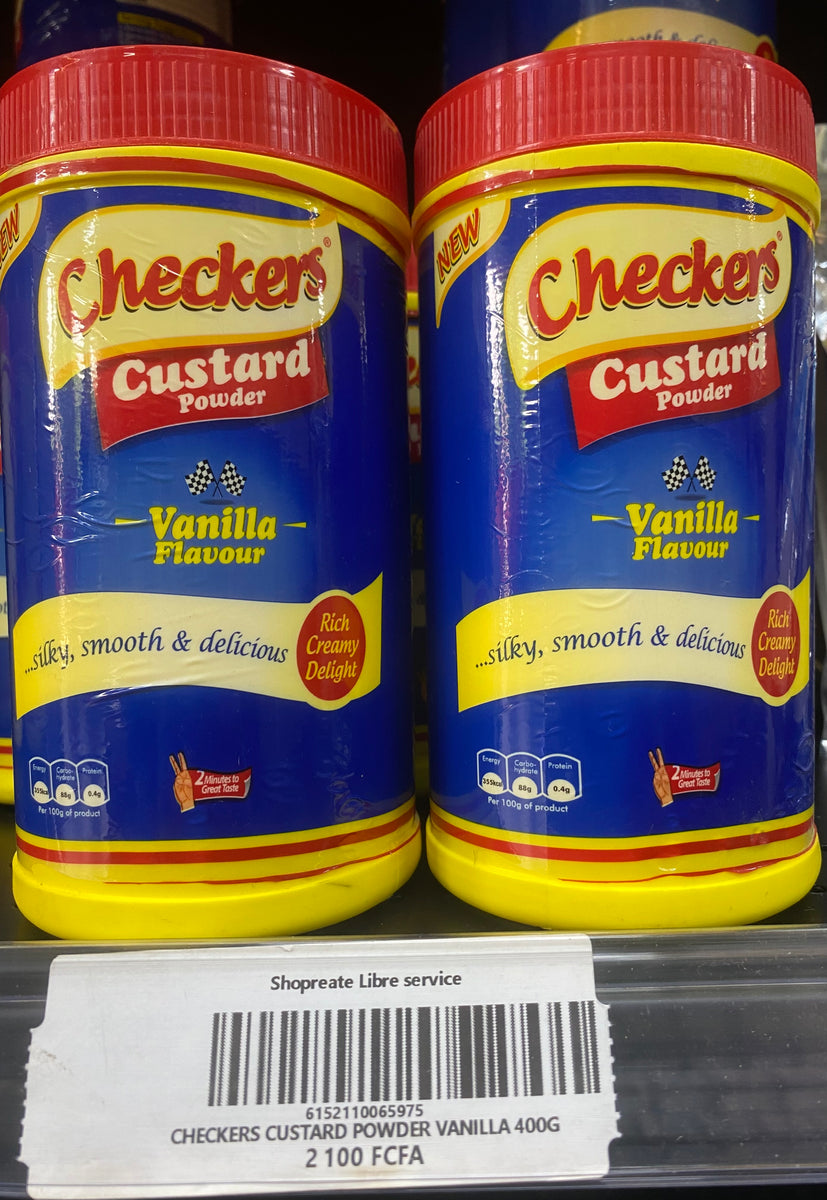 Checkers Custard Powder Vanilla 400g| MAGIC MEGASTORE