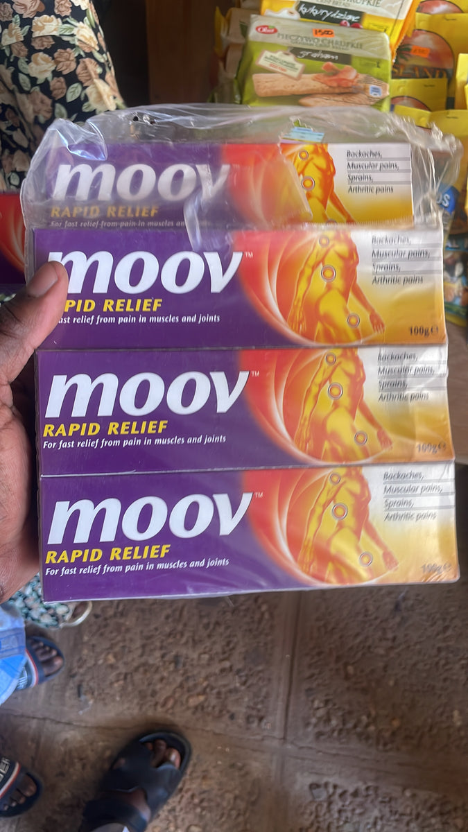 MOOV RAPID RELIEF FOR FAST RELIEF FROM PAIN IN MUSCLES AND JOINTS 100G ...