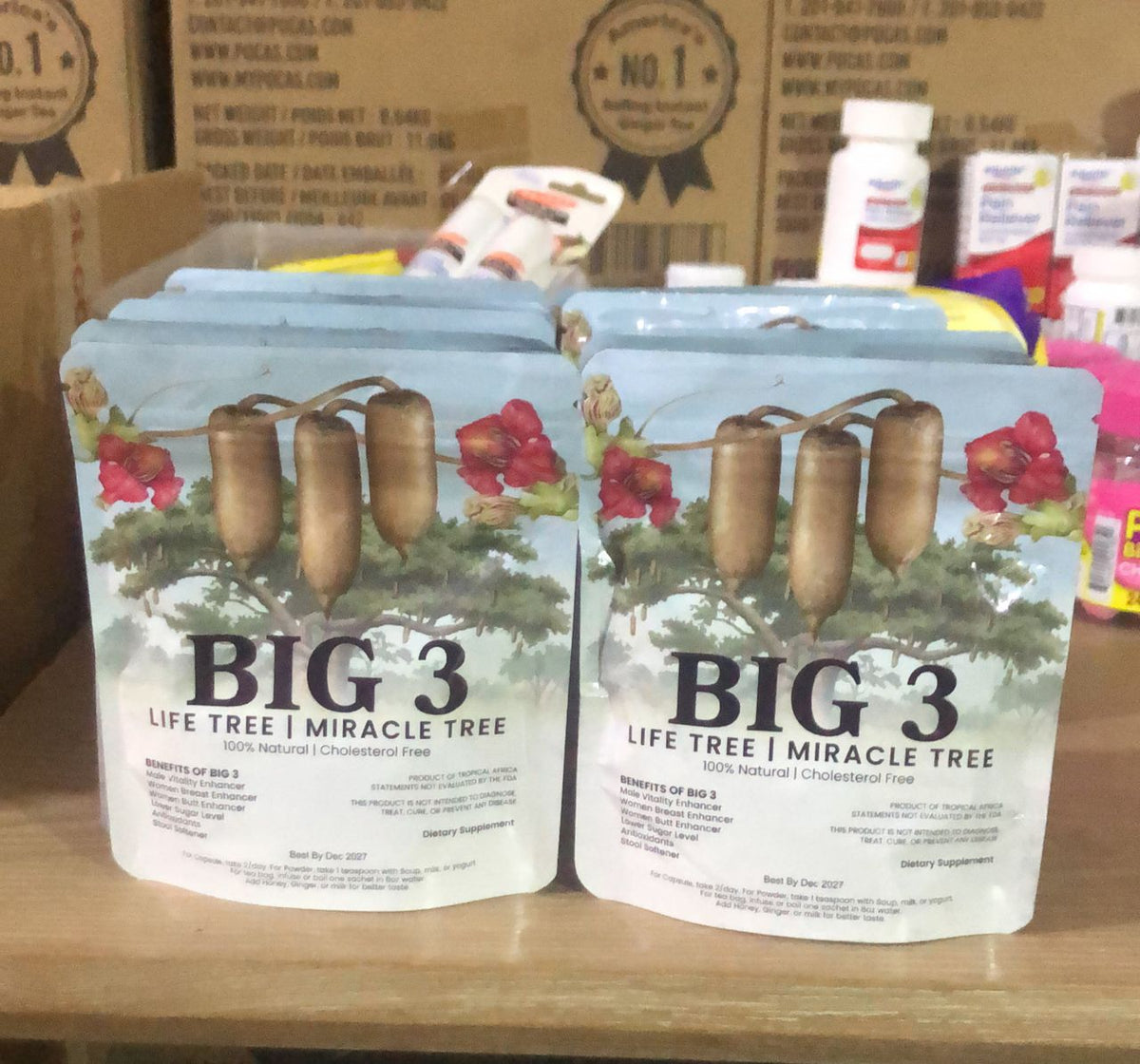 BIG 3 | Life Tree | Miracle Tree 24 capsules| MAGIC MEGASTORE