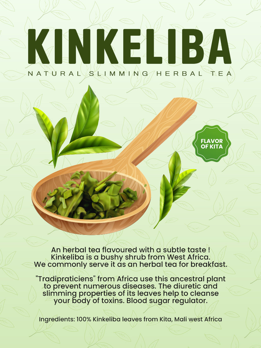 Kinkeliba Natural Slimming Tea Flavor of Kita 10 sachets| MAGIC MEGASTORE