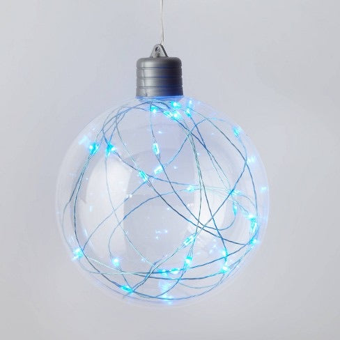 Christmas LED Clear Sphere with Dewdrop String Lights from Wondershop ...