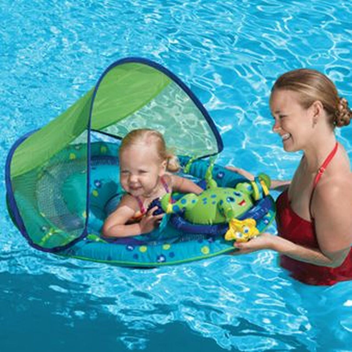 Swimways Baby Spring Float Activity Center with Canopy| MAGIC MEGASTORE